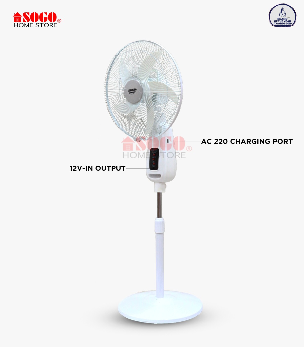 Sogo Rechargeable Fans - Choice Electronics Rawalpindi